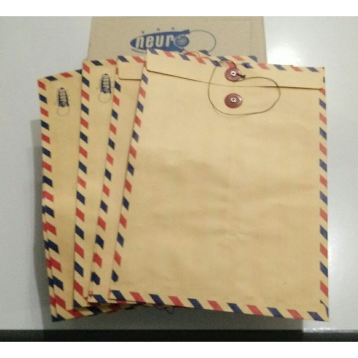 Jual Amplop Coklat Tali Neuro PACK 310 airmail pack | Shopee Indonesia