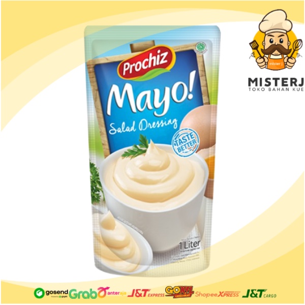 Jual Prochiz Mayonaise | 1 Liter | Dressing Salad Mayo | Creamy Salad ...