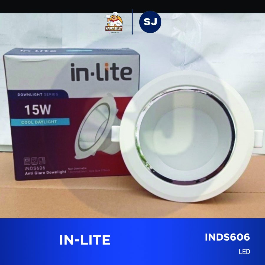 Jual INLITE Downlight Led Panel ANTI GLARE 15W / 25 W Round IB ...