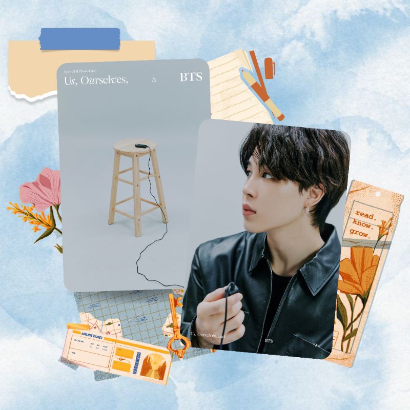 Jual ꒰ winter scenery ꒱ Photocard BTS - Photo Folio Us, Ourselves, and ...