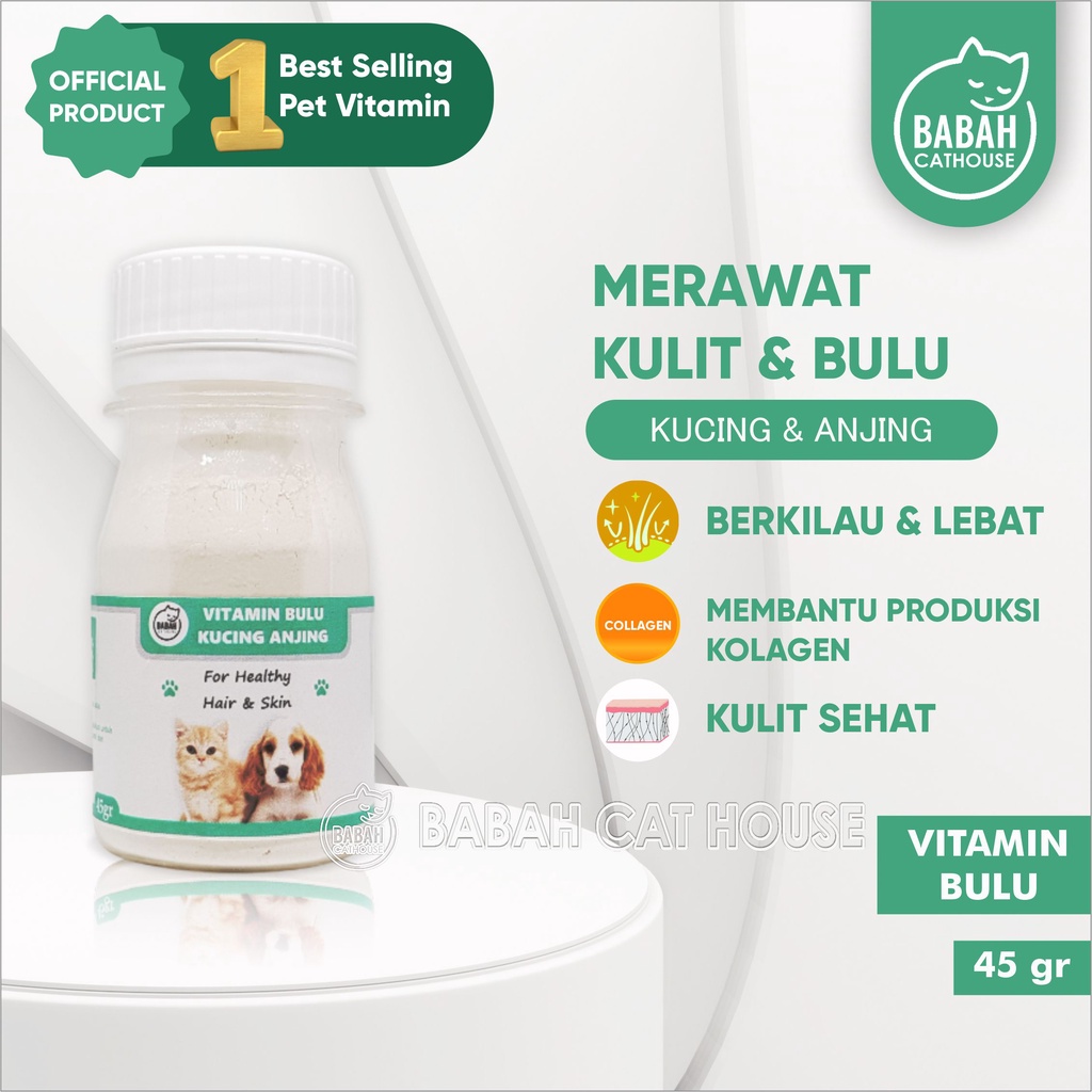 Jual VITAMIN BULU KUCING Pelebat Obat Penumbuh Anti Jamur Rontok Lebat Vit Panjang Dan Babah Cat ...