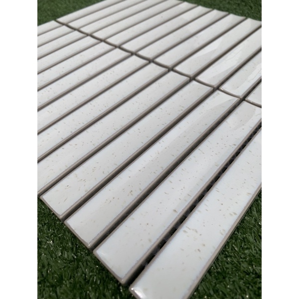 Jual Mossaic Mozza Nara Ivory Mosaik keramik dinding | Shopee Indonesia
