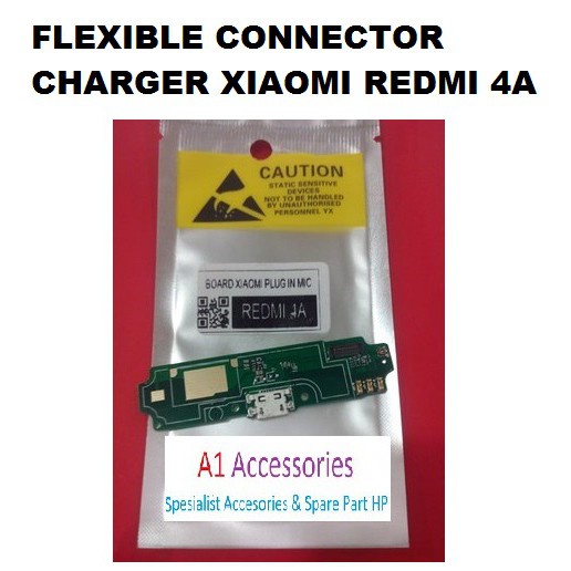 Jual PAPAN CHARGER XIAOMI REDMI 4A / Mi4A FLEXIBLE PCB KONEKTOR CAS ...