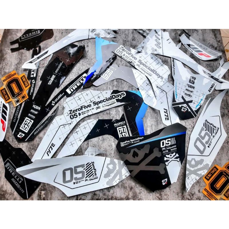 Jual Decal Stiker Crf, Klx BF, Gordon, Dtracker, Yz Full Body Custom ...