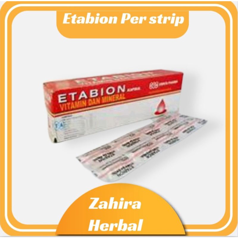 Jual ETABION MULTIVITAMIN DAN MINERAL PER STRIP (ISI 10) ED 2027 ...