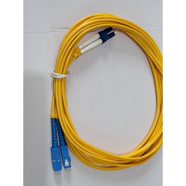 Jual Patchcord SC-LC Upc Fiber Optic Patch cord SC-LC Upc Duplex -3M | Shopee Indonesia