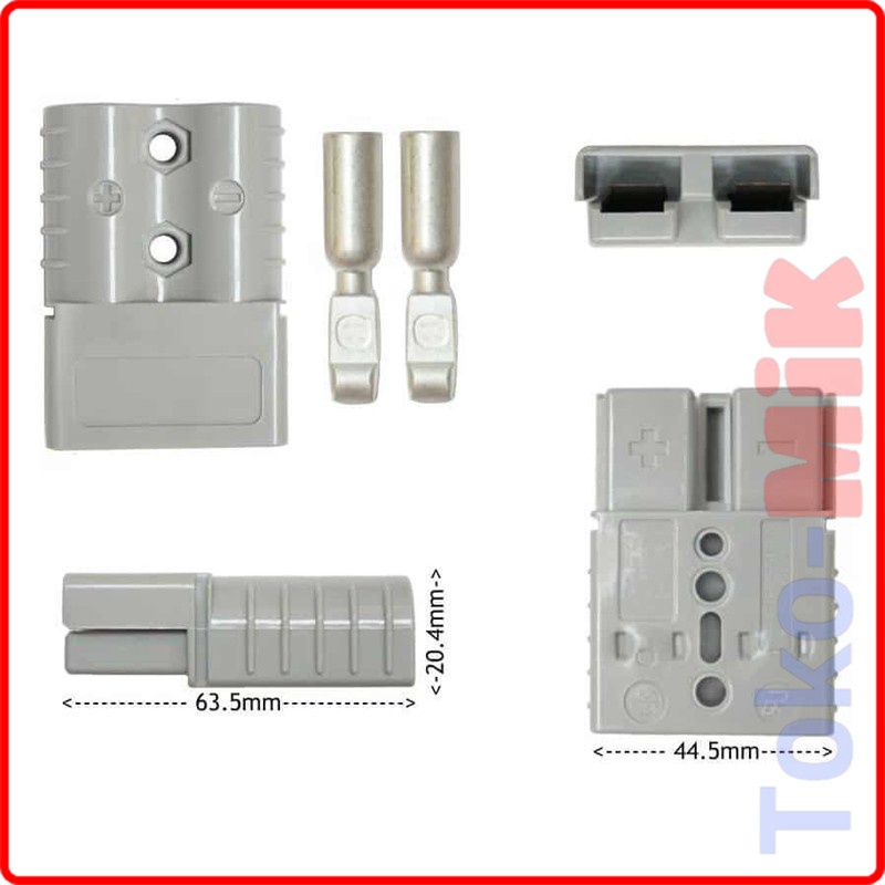 Jual Konektor Baterai Aki Battery Accu Connector Terminal 120A SB-120A ...