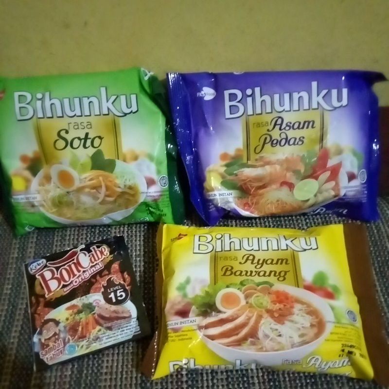 Jual BIHUNKU SUPER BIHUN INSTAN VARIAN BARU RASA AYAM BAWANG SOTO ASAM ...
