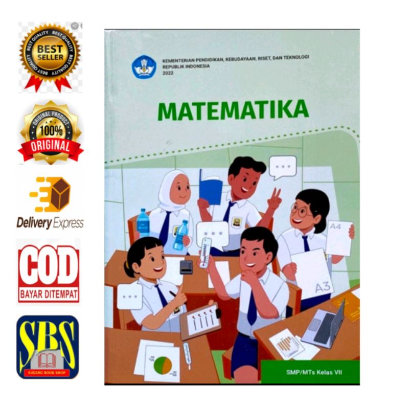 Jual BUKU MATEMATIKA UNTUK SMP/MTS KELAS 7 KURIKULUM MERDEKA NON LISENSI | Shopee Indonesia