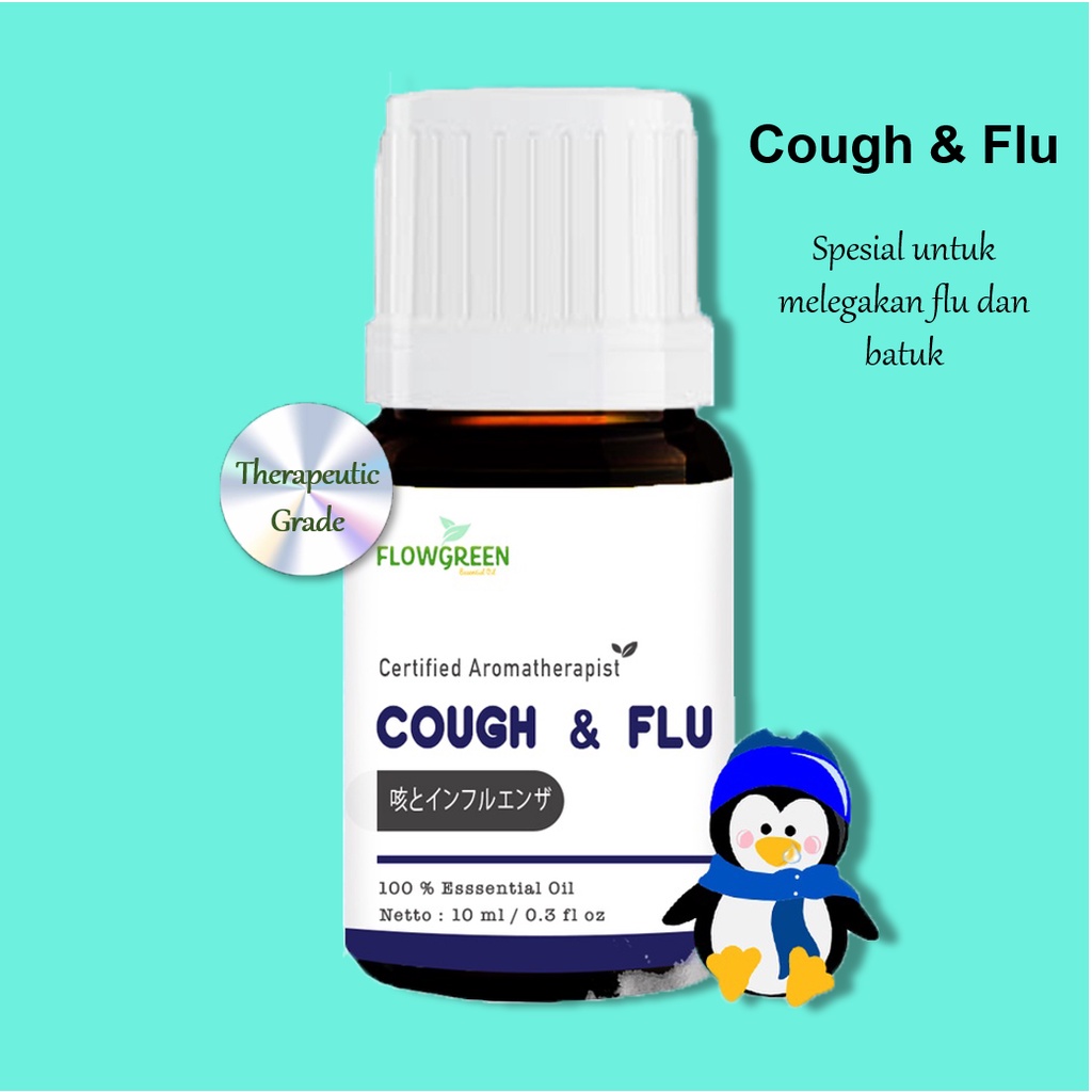 Jual FLOWGREEN COUGH & FLU ESSENTIAL OIL AROMATERAPI DIFFUSER HUMIDIFIER | Shopee Indonesia