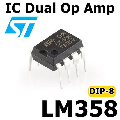 Jual 5 PCS IC DIP 8 Kaki LM 358 ( LM358 LM358N LM 358N ) LM358N LM358 N OP 8 PIN SING:E ...