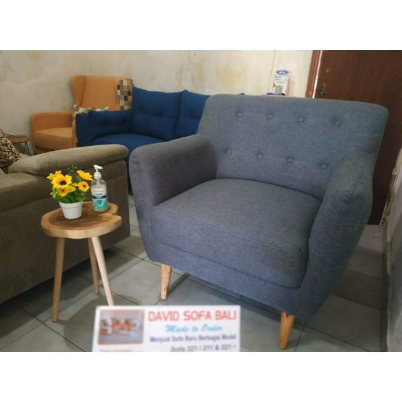 Jual sofa single 1dudukan retro pembelian hanya wilayah bali saja ...