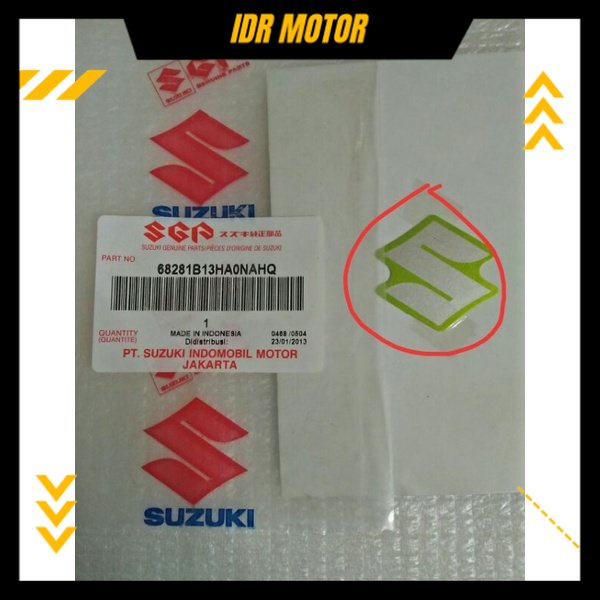 Jual Stiker stiker S logo paper sticker emblem suzuki 68281 B13HA SZK ...