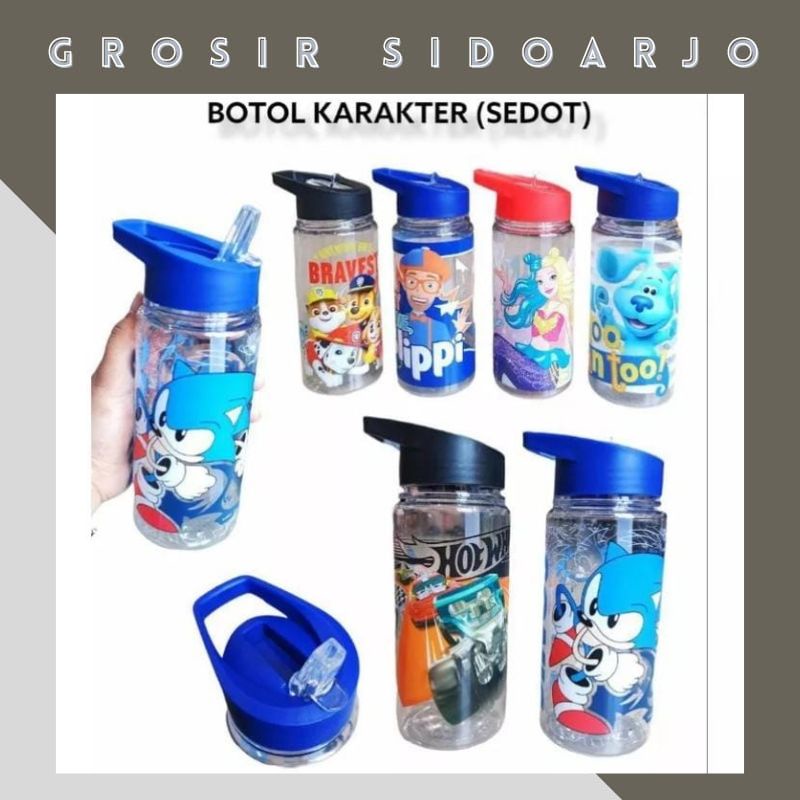 Jual Botol Karakter / Botol Childish / Botol Kait Anak / Botol Minum ...