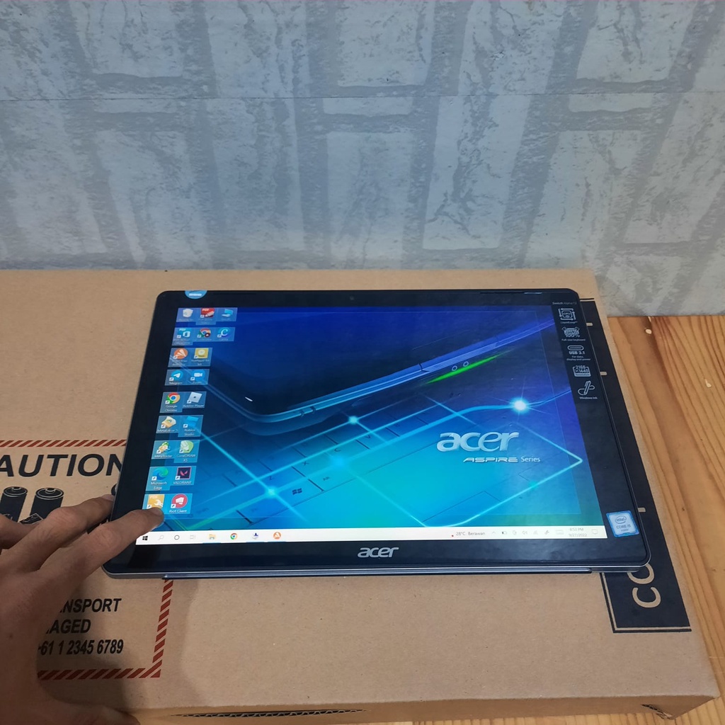 Jual ACER SWITCH SA5-271P, Touchscreen Tablet, Core I5-6200U, RAM 8GB ...