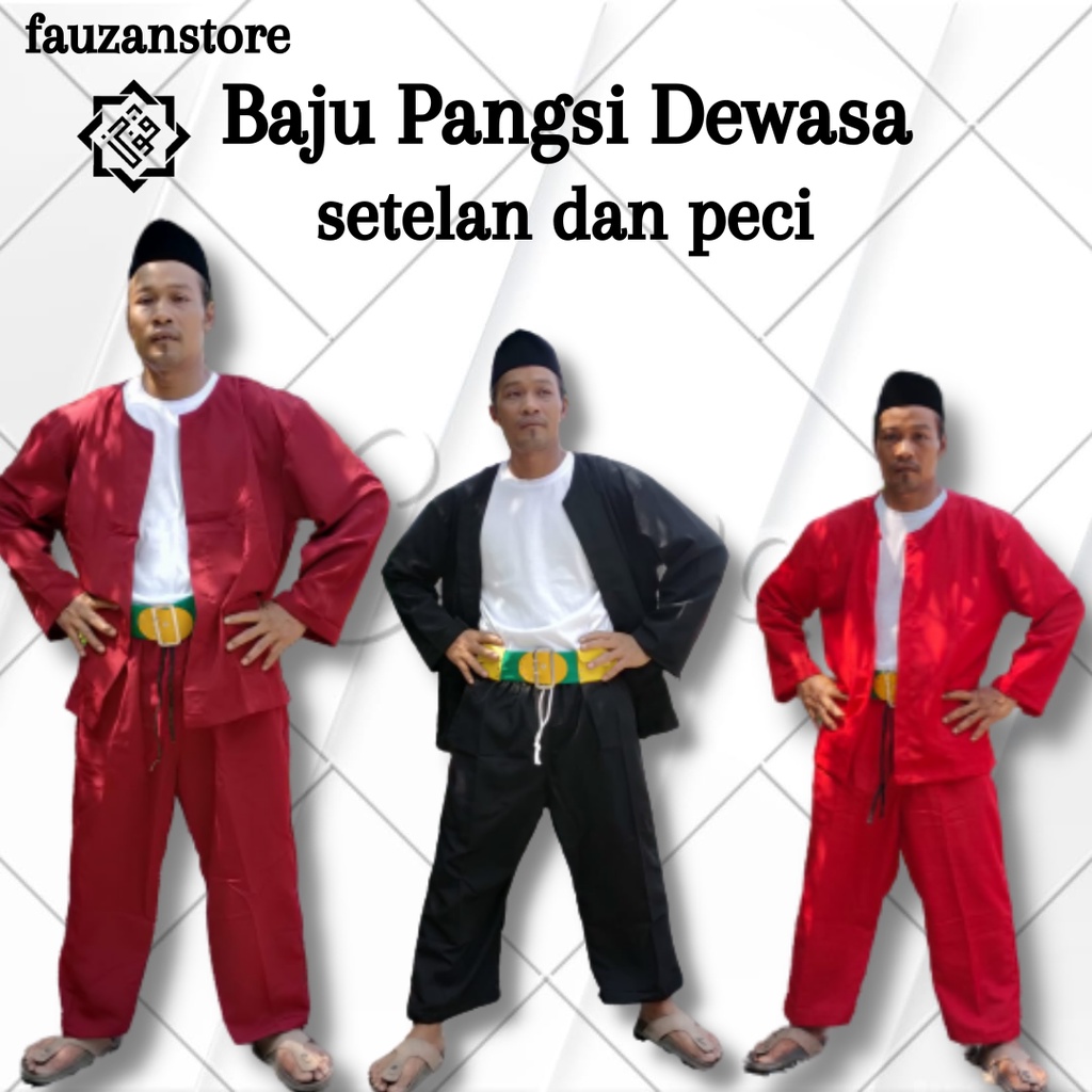Jual Baju Pangsi Dewasa Baju Pangsi Setelan Dan Peci Baju Betawi Baju ... Jual Baju Pangsi Dewasa Baju Pangsi Setelan Dan Peci Baju Betawi Baju ...