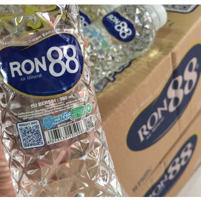 Jual RON 88 Botol 380 ml | Air Mineral Praktis - Varian Botol atau Dus ...