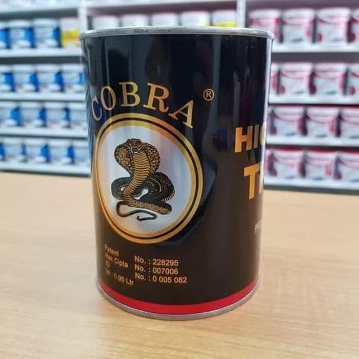 Jual THINNER COBRA HITAM HG 1 LITER (HIGH GLOSS) COBRA HITAM | Shopee ...