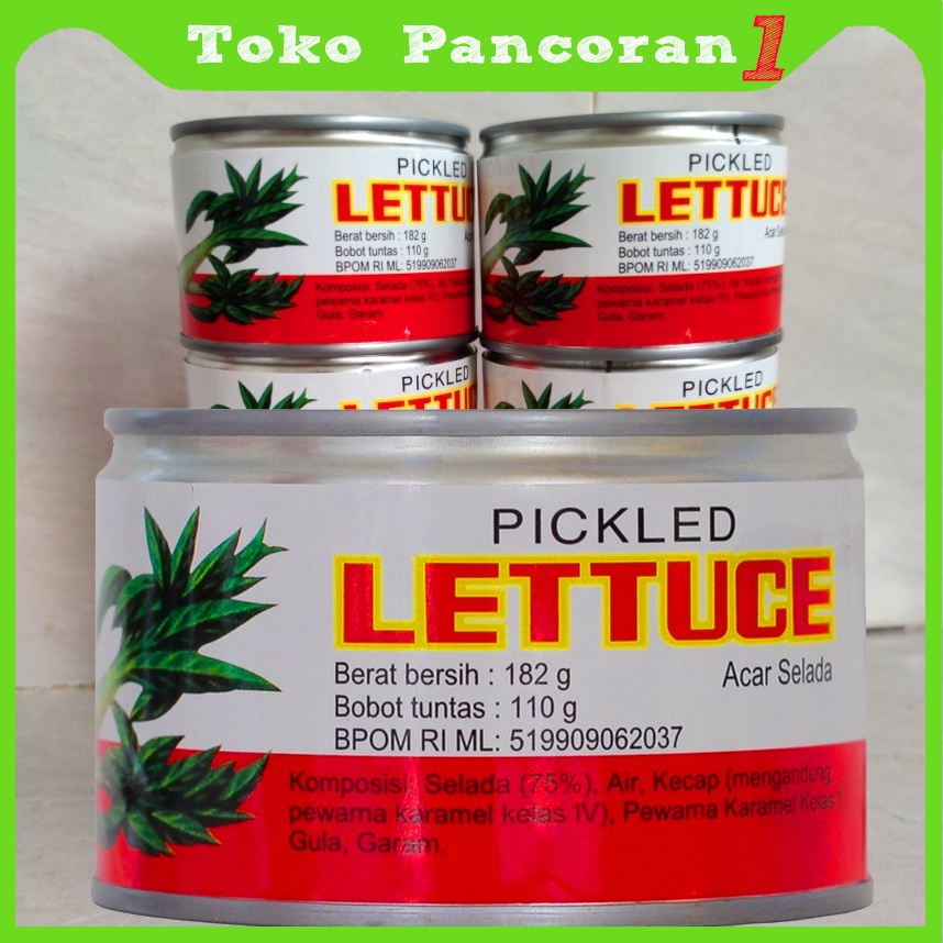 Jual Acar Selada Chaisim Kaleng 182gr / Pickled Lettuce IPKS | Shopee ...