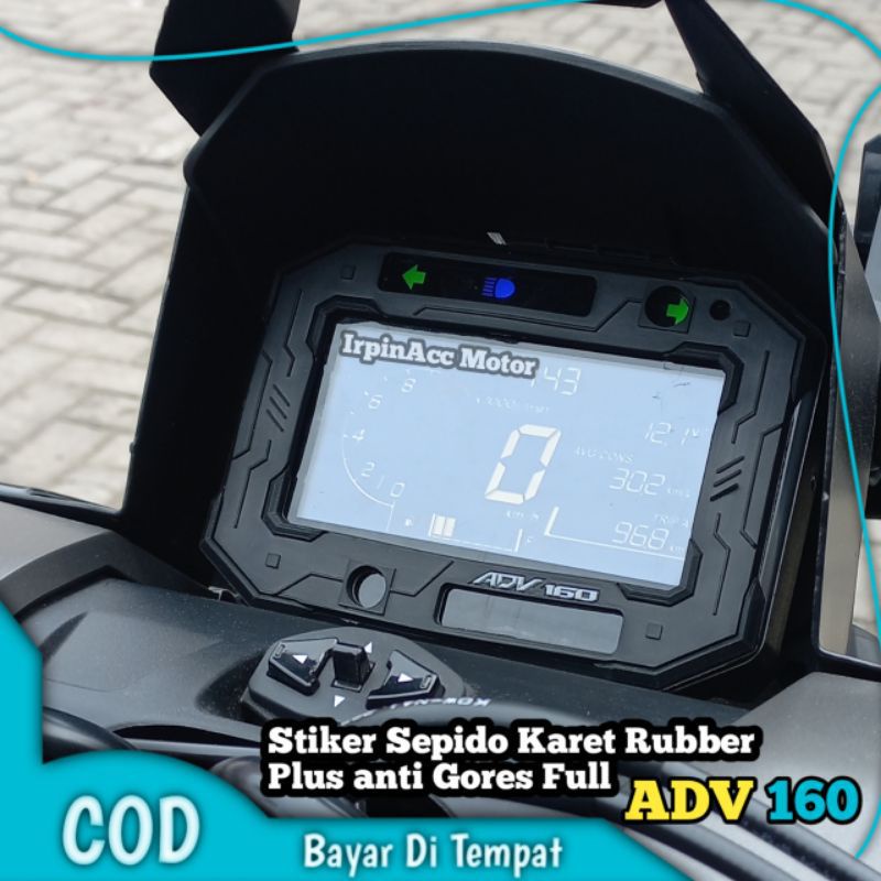 Jual Stiker Antigores Spidometer ADV 160 V2 Karet Stiker ADV 160 Karet ...