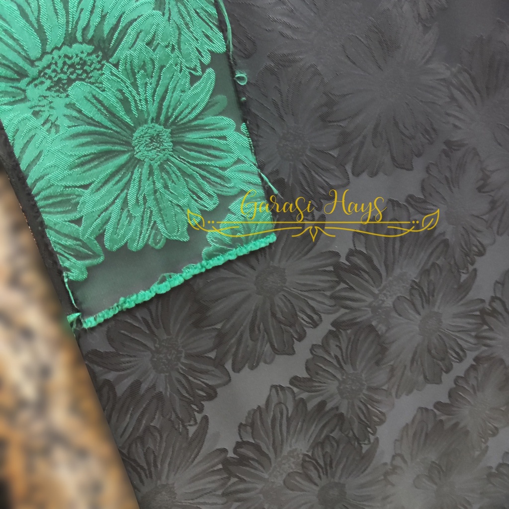 Jual Kain Jacquard Motif Bunga Daisy Lebar 150 cm | Shopee Indonesia