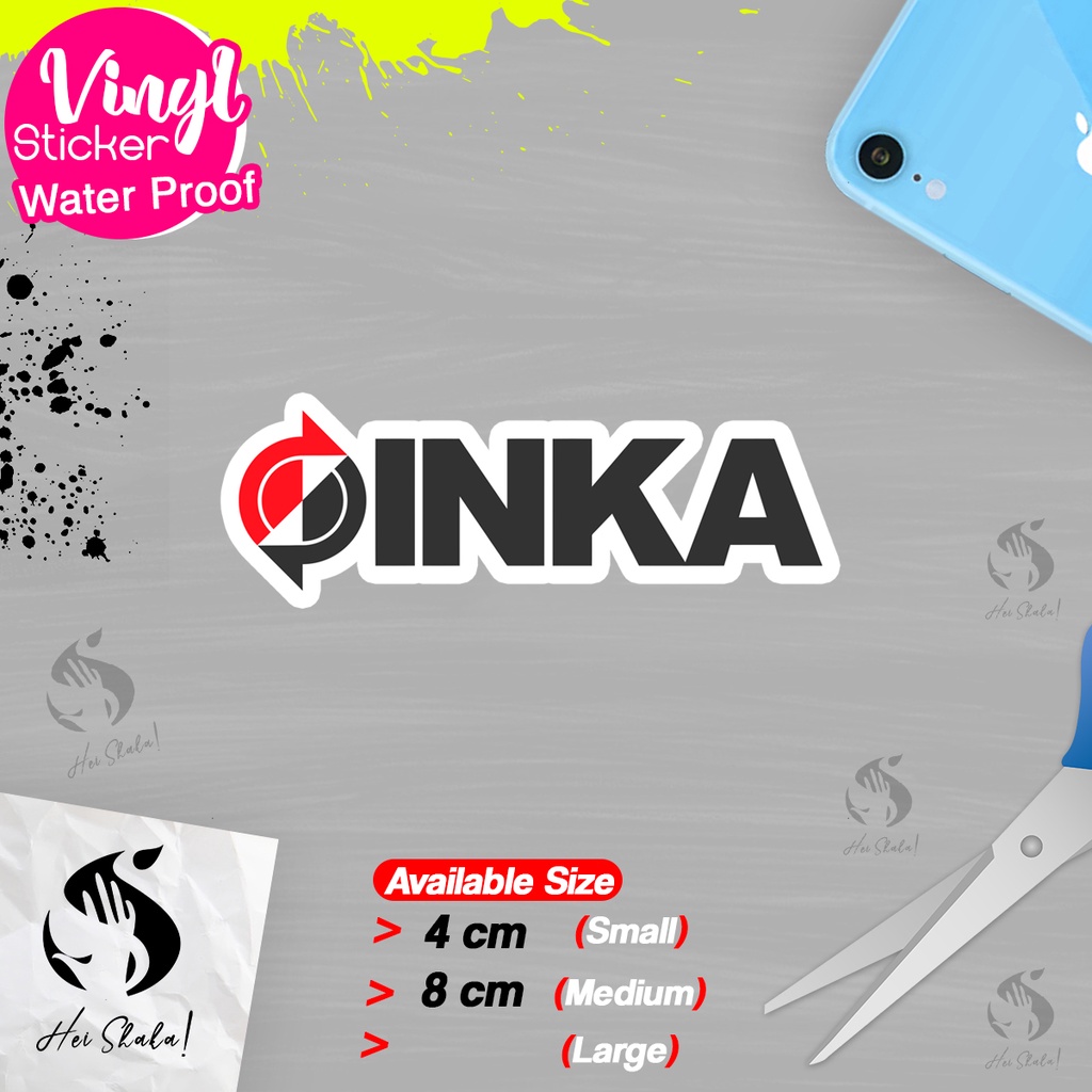 Jual Stiker Industri Kereta Api INKA Sticker Logo Perusahaan BUMN Bahan ...