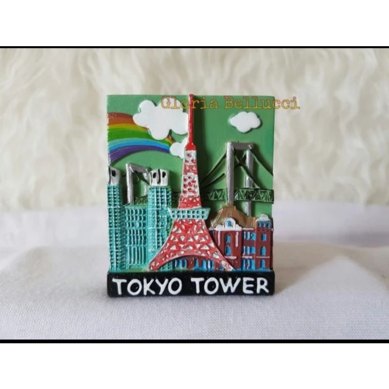 Jual souvenir tokyo tower jepang tempelan fridge magnet kulkas negara ...