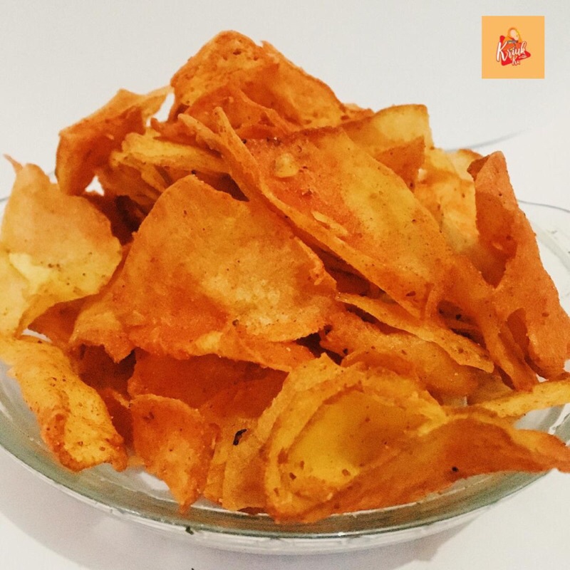 Jual Keripik singkong balado kering 250gram | Shopee Indonesia