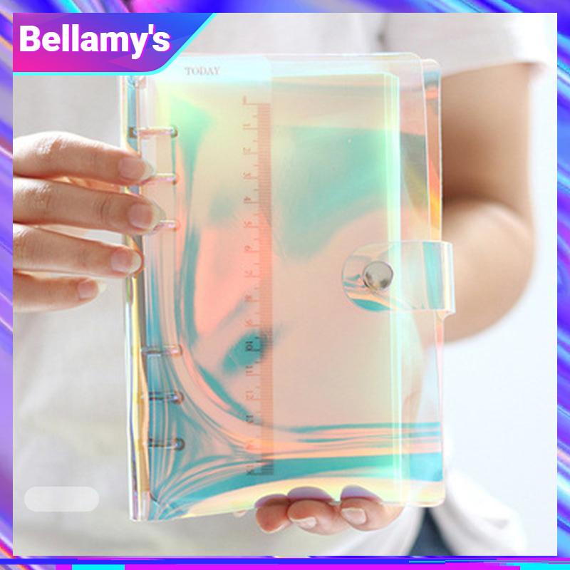 Jual COD ️ A6/A5 Clear Soft PVC Notebook Binder Cover Planner 6-Ring ...