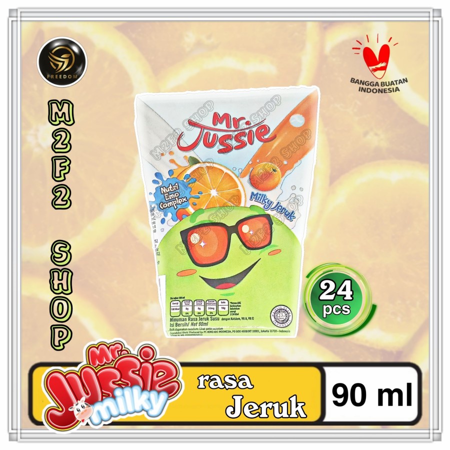 Jual ABC Mr Jussie Milky Orange | Jeruk - 90 ml (Kemasan 24 Pcs ...