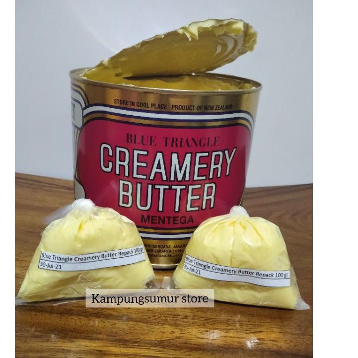 Jual Penawaran Spesial--Blue Triangle Creamery Butter 100 gr | Shopee ...