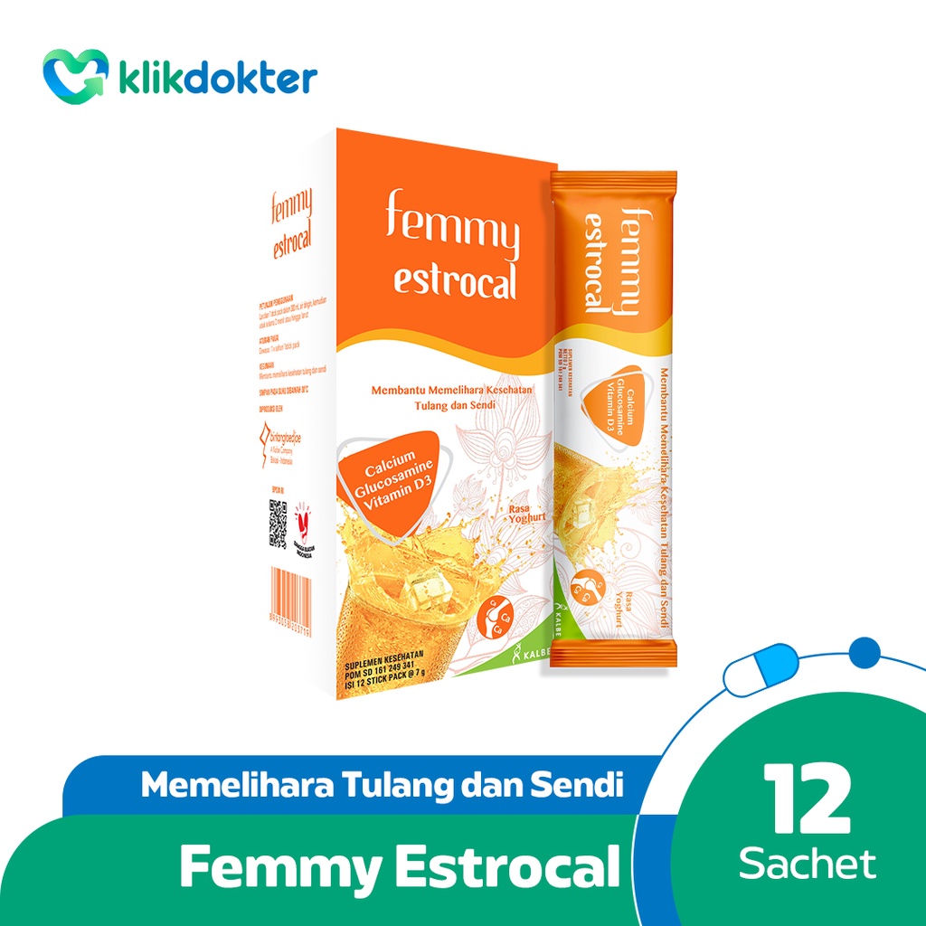 Jual Femmy Estrocal 12x7gr - Menjaga Kesehatan Tulang & Sendi | Shopee ...