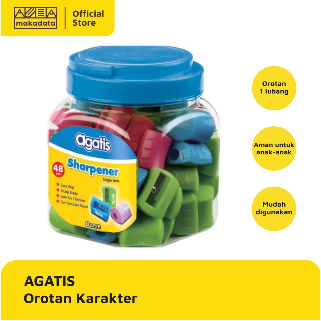 Jual SHARPENER / RAUTAN / SERUTAN AGATIS DOME (1 PCS) MURAH | Shopee ...