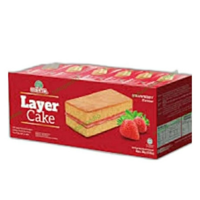 Jual Layer Cake Oriental Rasa Stroberi box isi 24 pcs | Shopee Indonesia