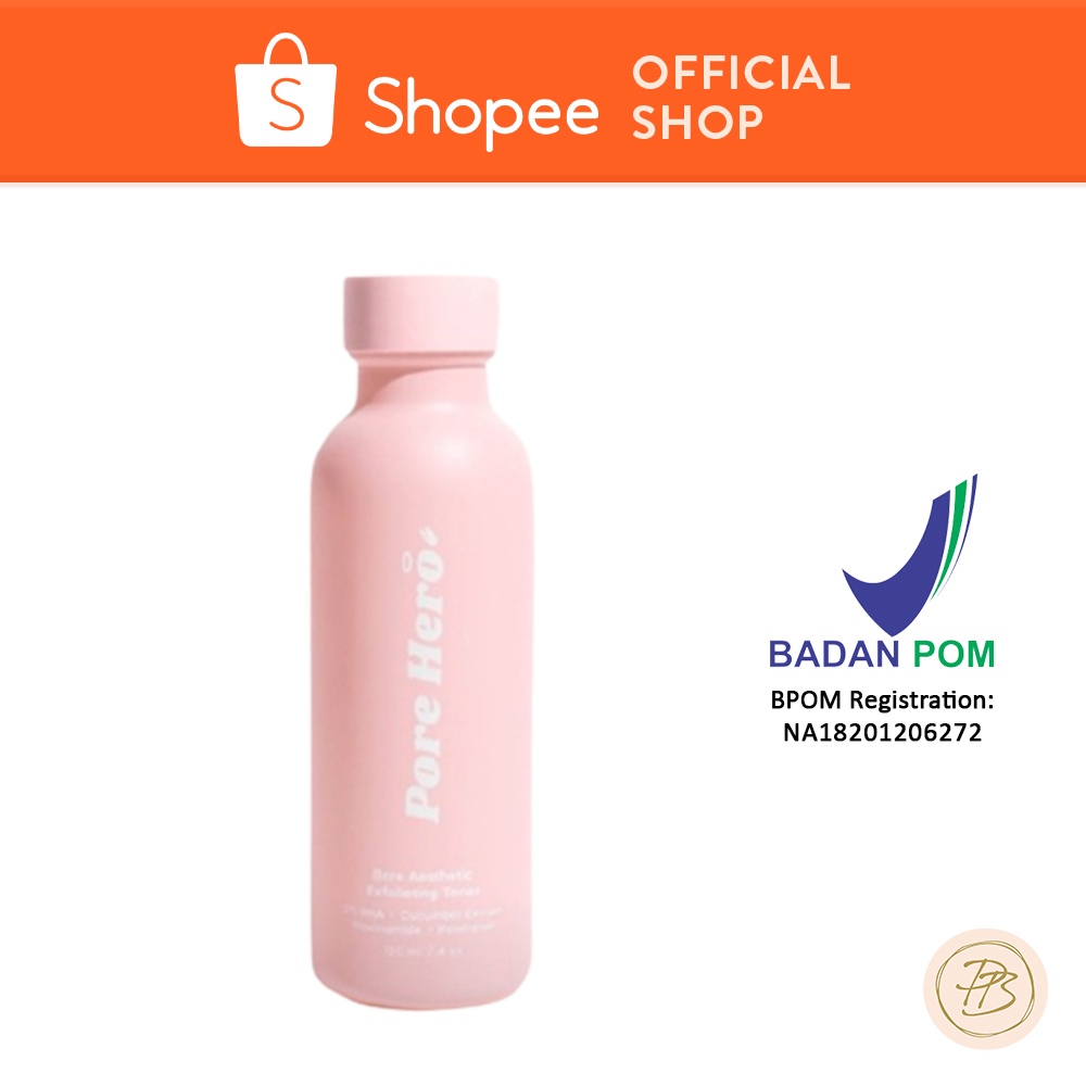 Jual Harlette Pore Hero Bare Aesthetic Exfoliating Toner - 120ml ...