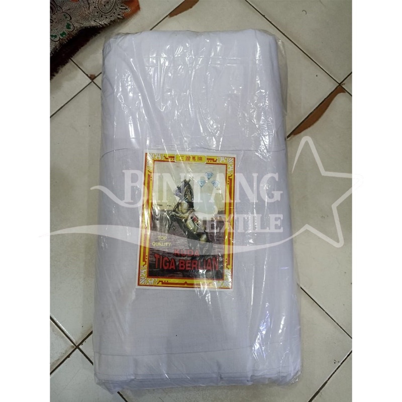 Jual Kain Belacu Kaci Kafan Putih Cap Onta/Nyonya Tiga Jarum/Jangkar ...