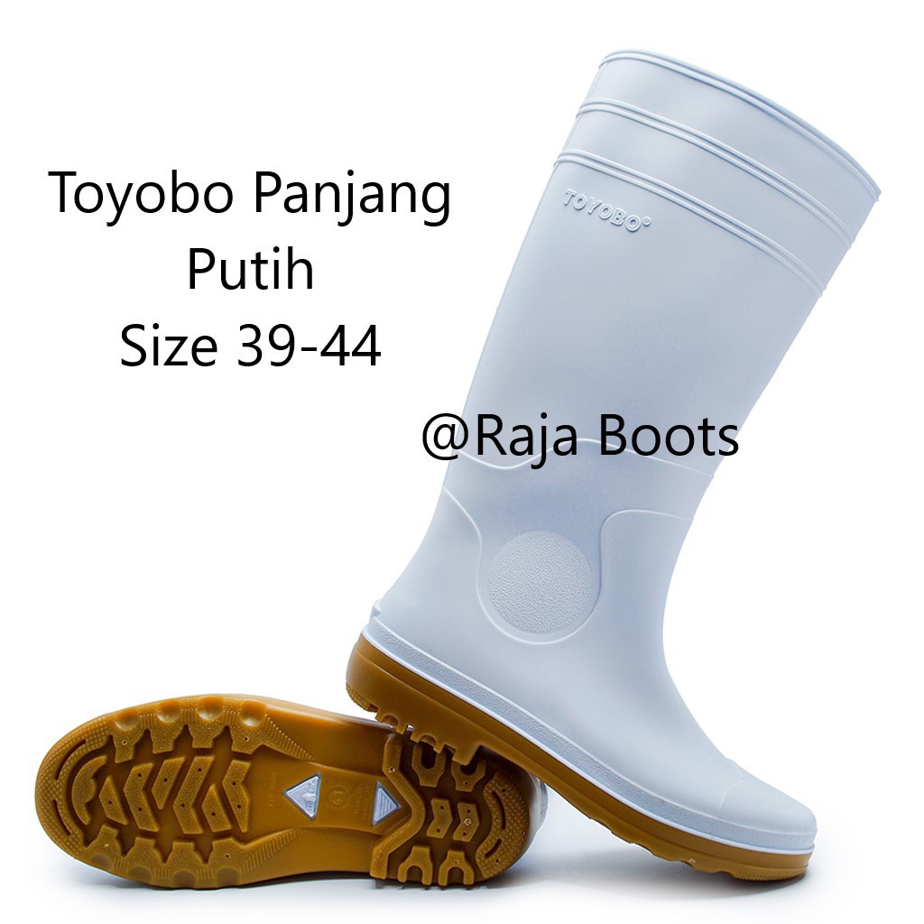 Jual Toyobo Boots & MaxSafe Boots Panjang Putih | Shopee Indonesia