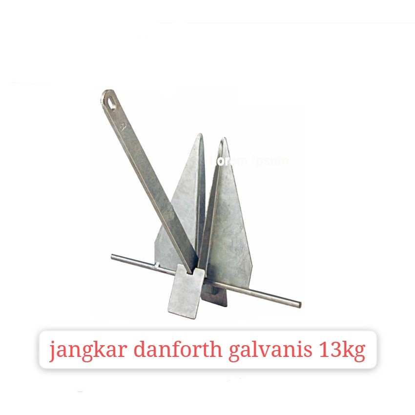 Jual Jangkar Danforth Galvanis 13kg / Jangkar kupu kupu bagus awet ...