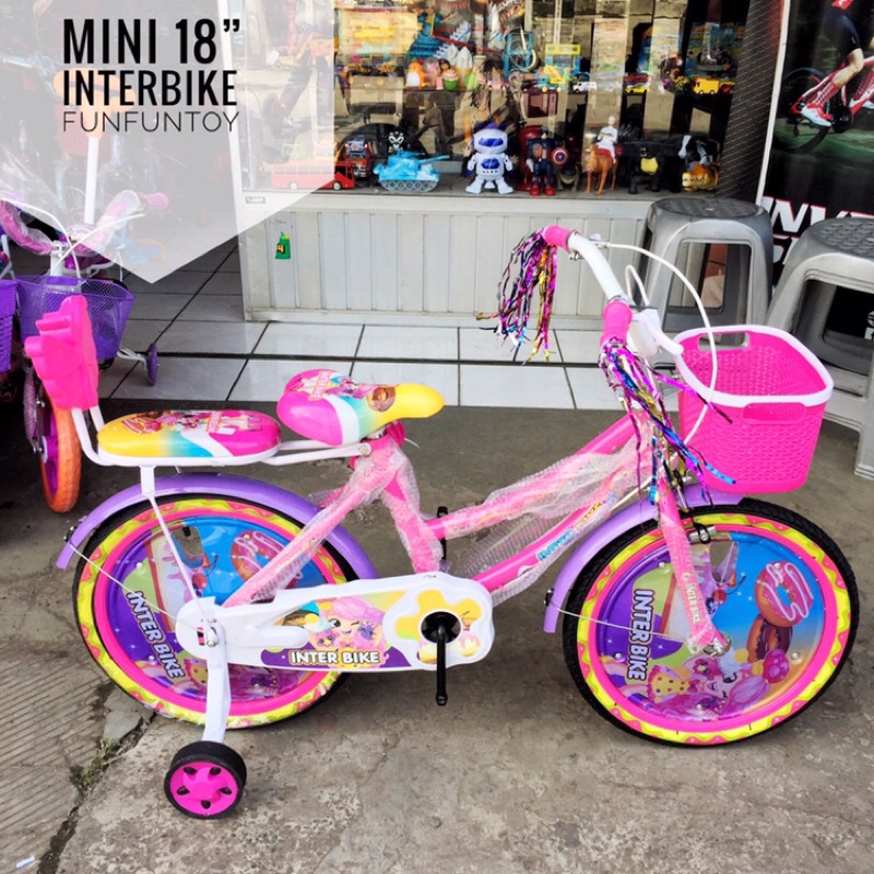 Jual sepeda anak perempuan mini 18 interbike princess boncengan ...
