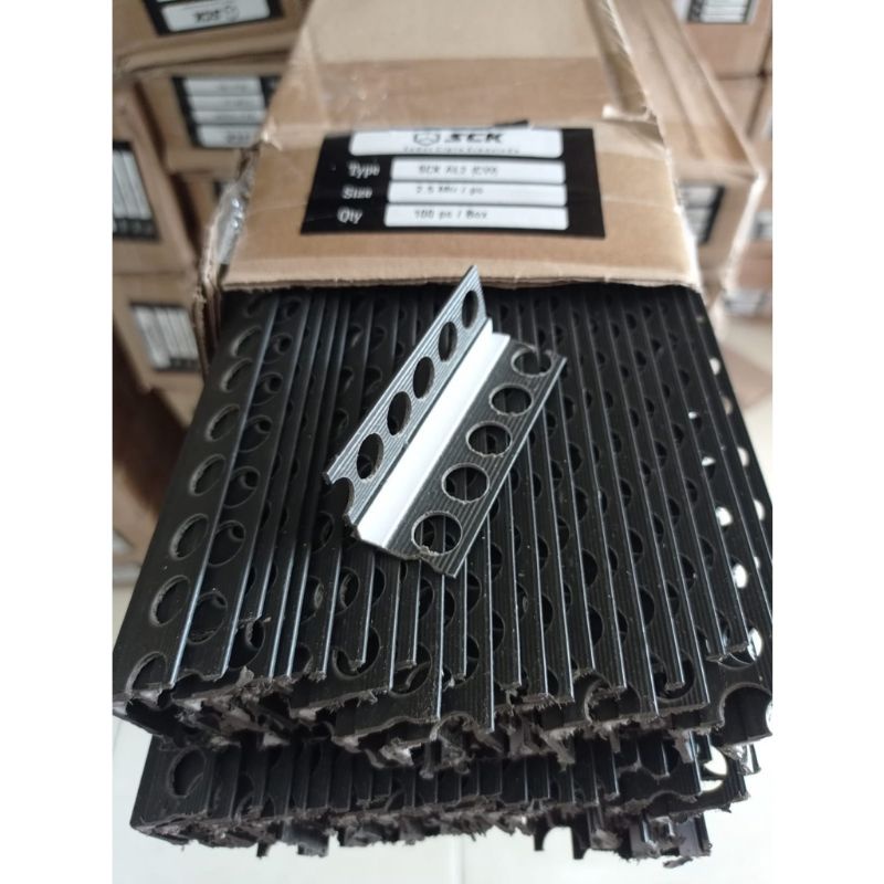 Jual corner bead/inner bead sudutan dalam tembok UPVC PVC SCK AL 2 CW ...