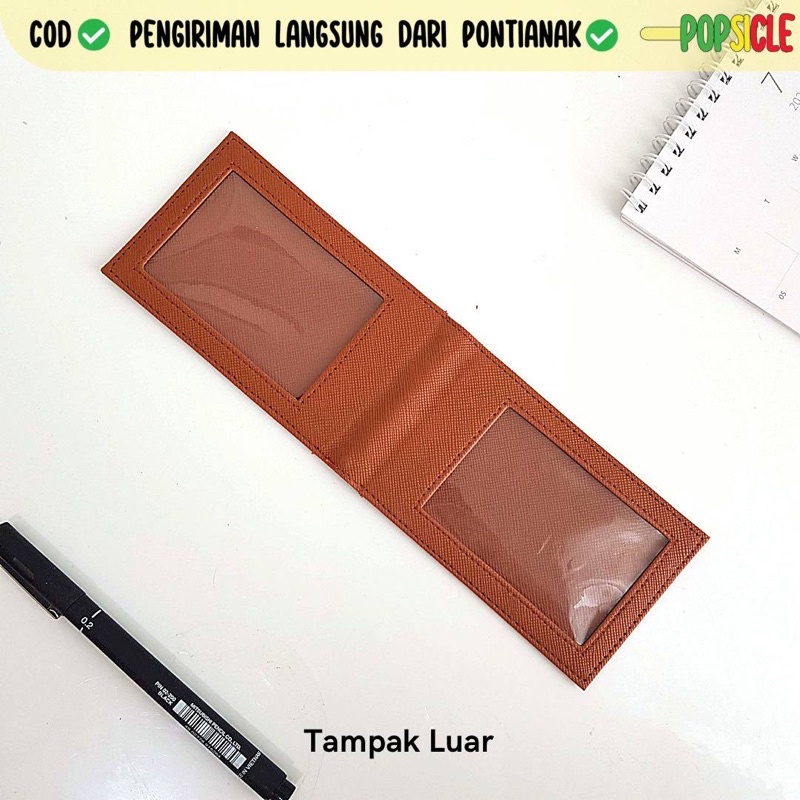 Jual Name Tag Flashee Coklat Magnet Dua Sisi ID Card Magnet Jepit Name ...