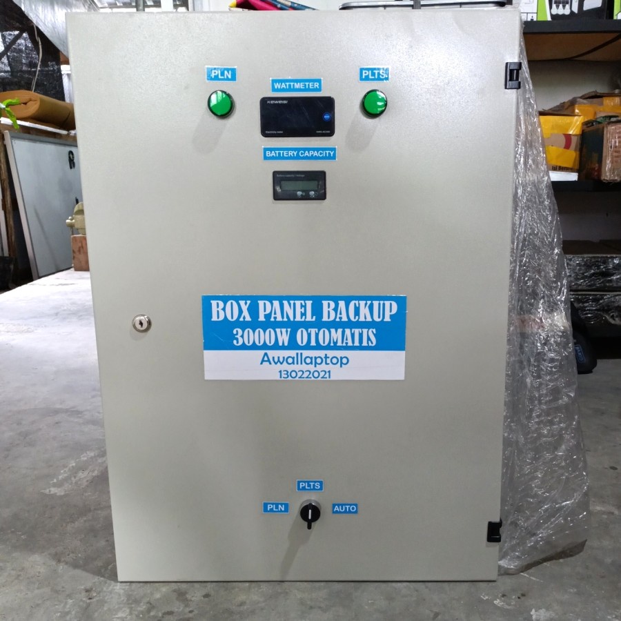 Jual box panel plts 3000w mppt 60A otomatis panel surya solar cell ATS ...