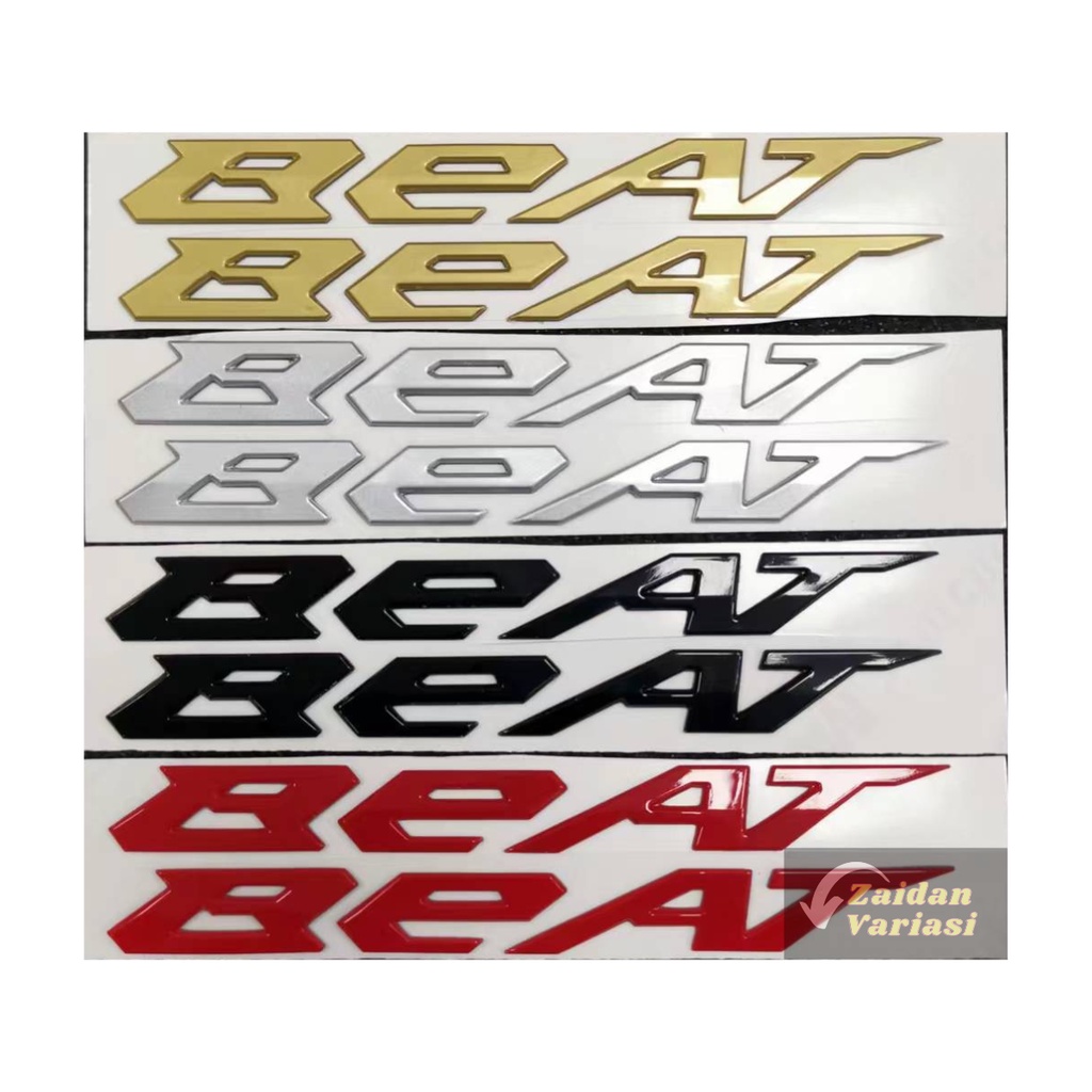 Jual Emblem Beat Timbul 3D Aksesoris Logo Honda Stiker Karbu Street ...