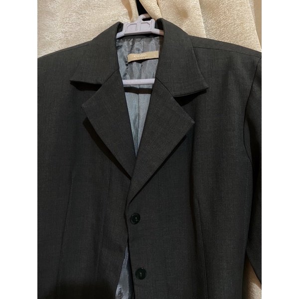 Jual BLAZER DARK GREY | Shopee Indonesia