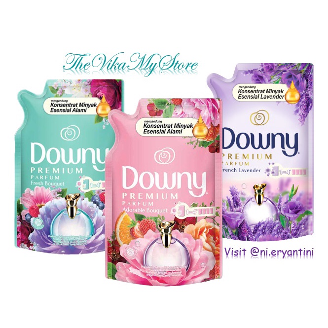 Jual Downy Premium Parfum - Pelembut dan Pewangi Pakaian Konsentrat - 550 ML - Refill | Shopee ...