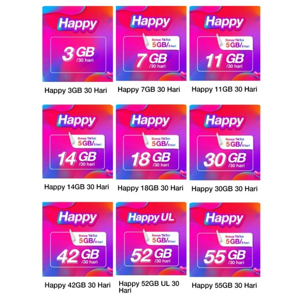 Jual paket tree bulanan murah kuota nasional | Shopee Indonesia