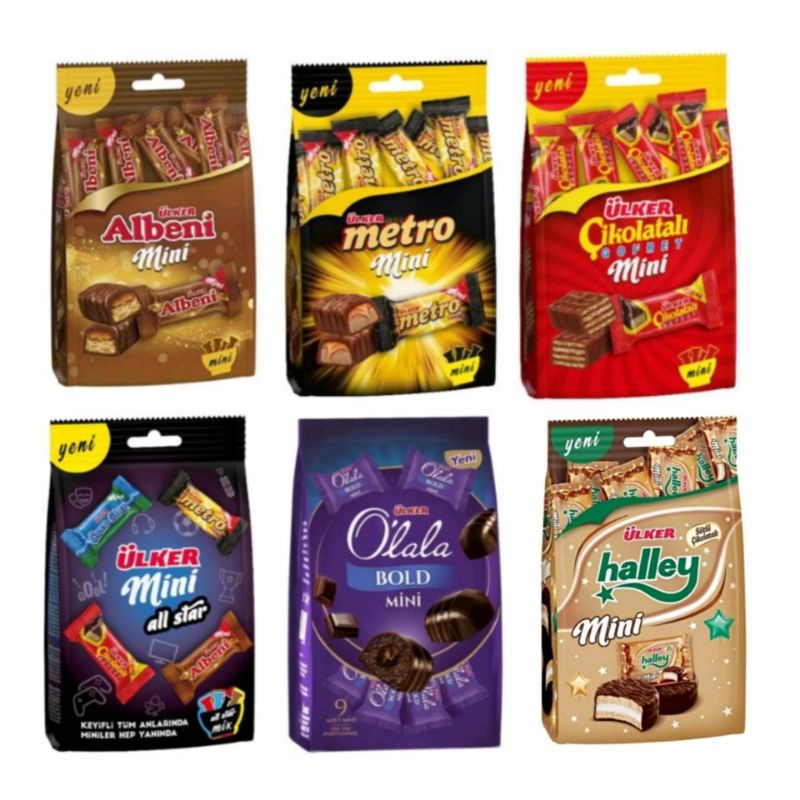 Jual Coklat Ulker Turki Mini | Albeni | Gofret | All Star | Metro ...