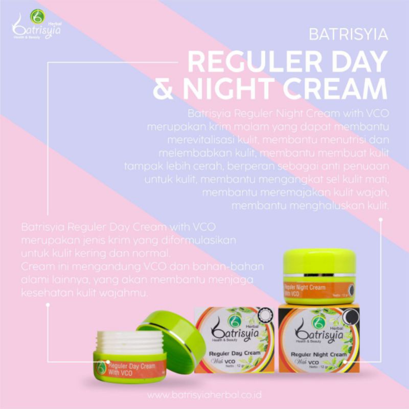 Jual Batrisyia Reguler Cream/untuk kulit kering-normal | Shopee Indonesia