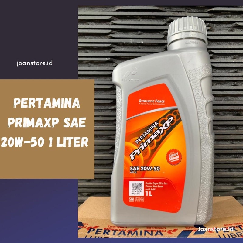 Jual OLI PERTAMINA PRIMA XP 1 LITER 20W-50 ORIGINAL | Shopee Indonesia