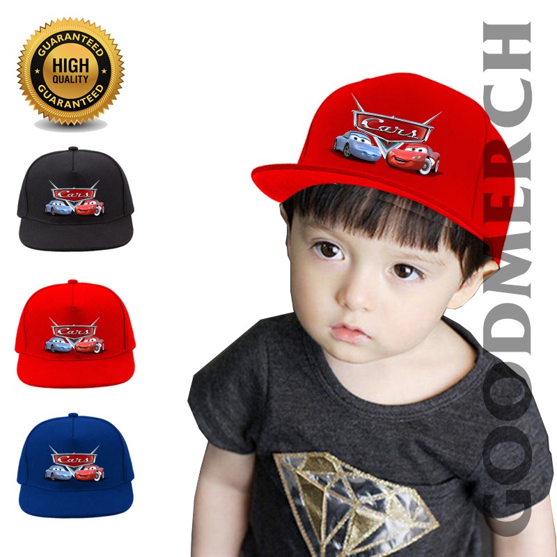 Jual TOPI SNAPBACK ANAK MCQUEEN CARS - LIGHTNING MCQUEEN CARS | Shopee ...